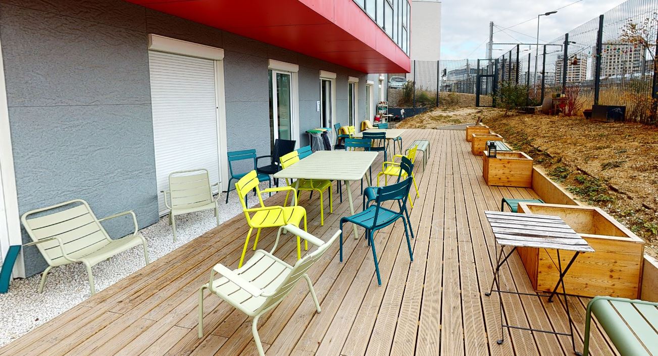 Terrasse commune nord express - Bureaux et commerces à louer - RIVP